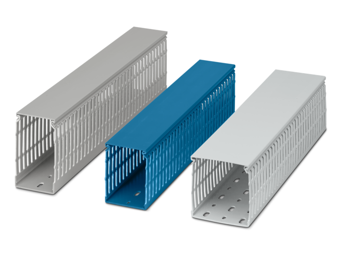 Use cable ducts to bring order to your control cabinet.