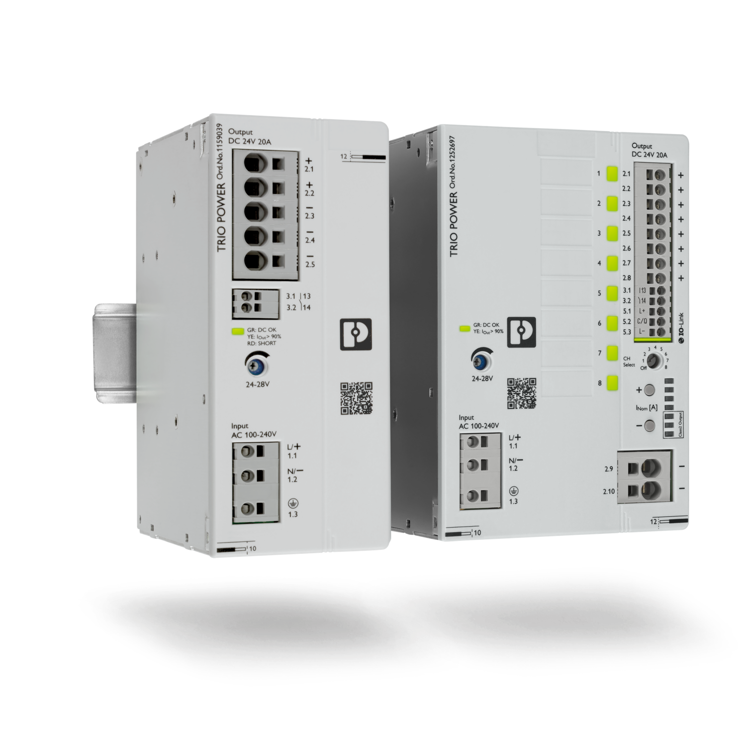 TRIO POWER – robust with standard functionality