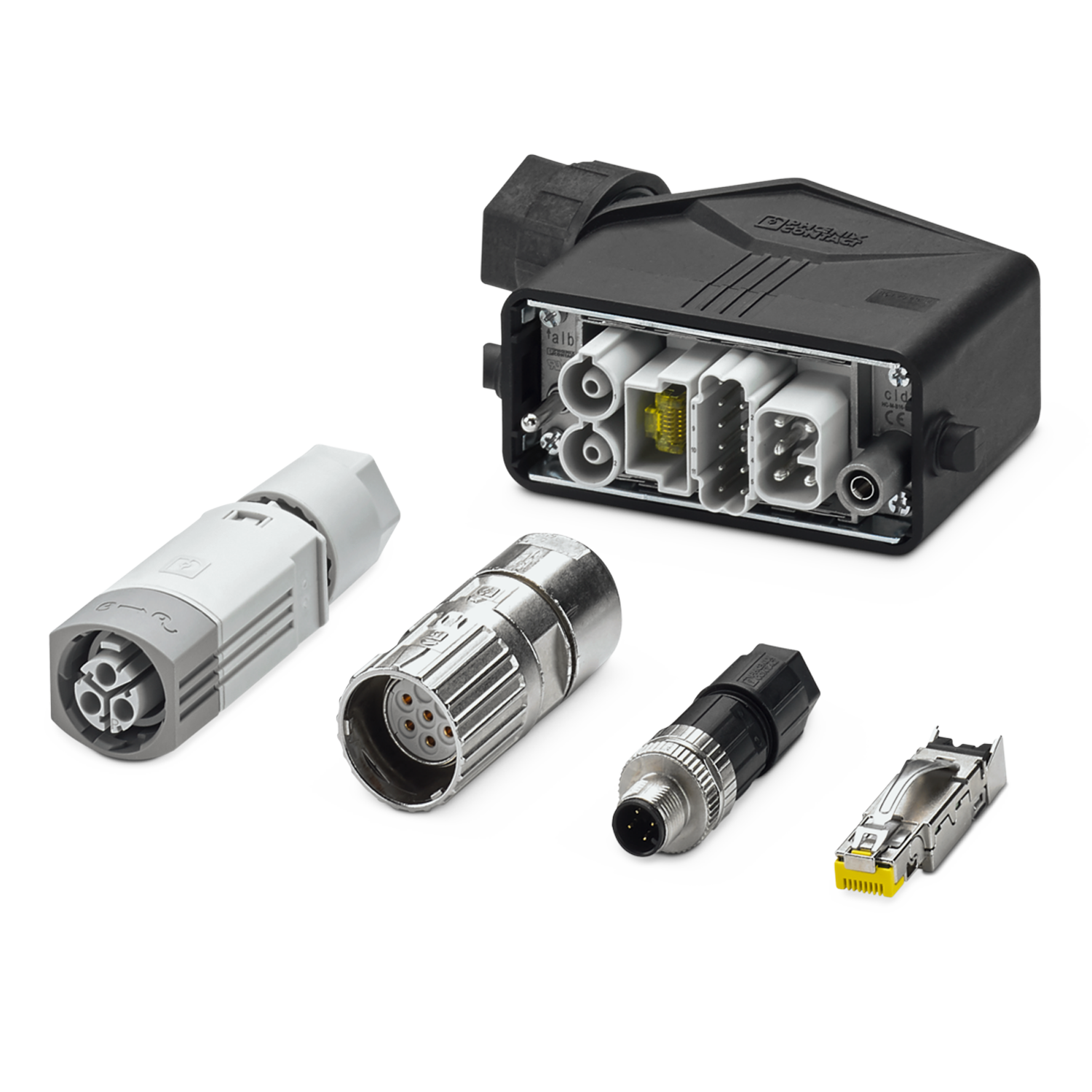 Industrial power, electrical and waterproof connectors