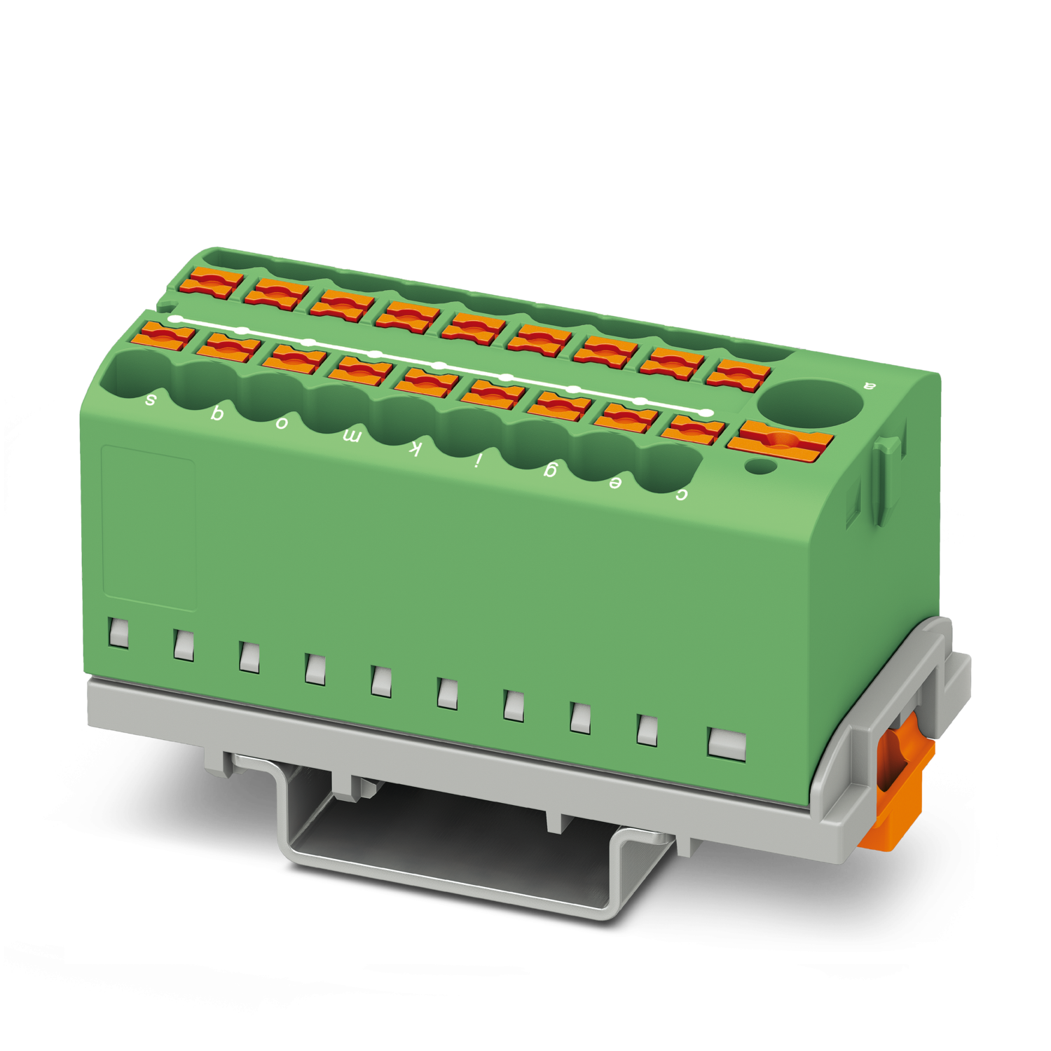 PTFIX 6/18X2,5-NS35 GN Distribution block