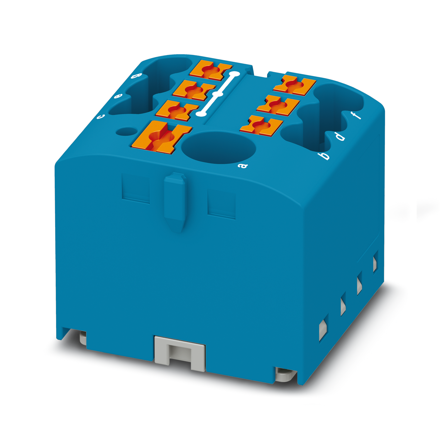 PTFIX 6/6X2,5 BU Distribution block
