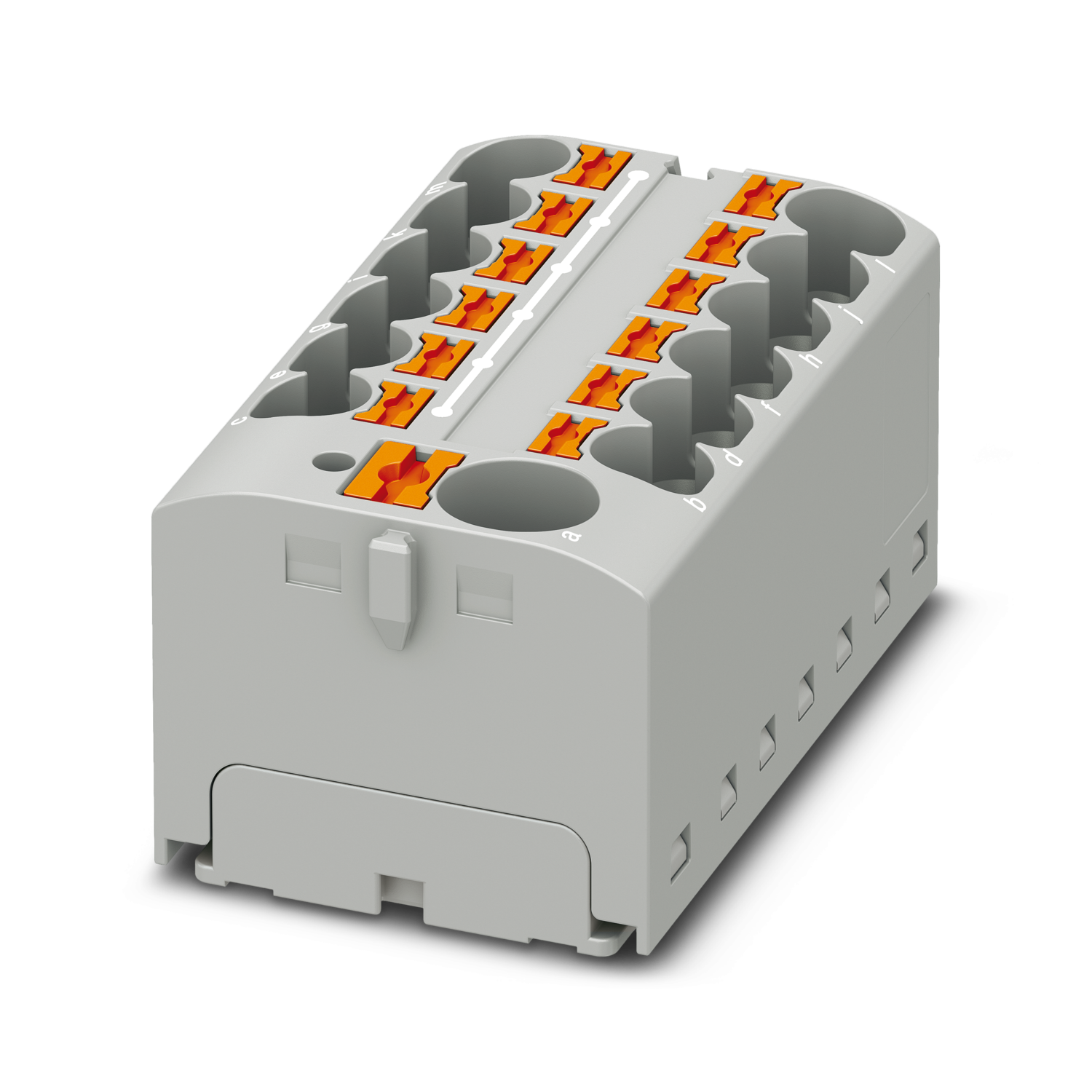 PTFIX 10/12X4 GY Distribution block