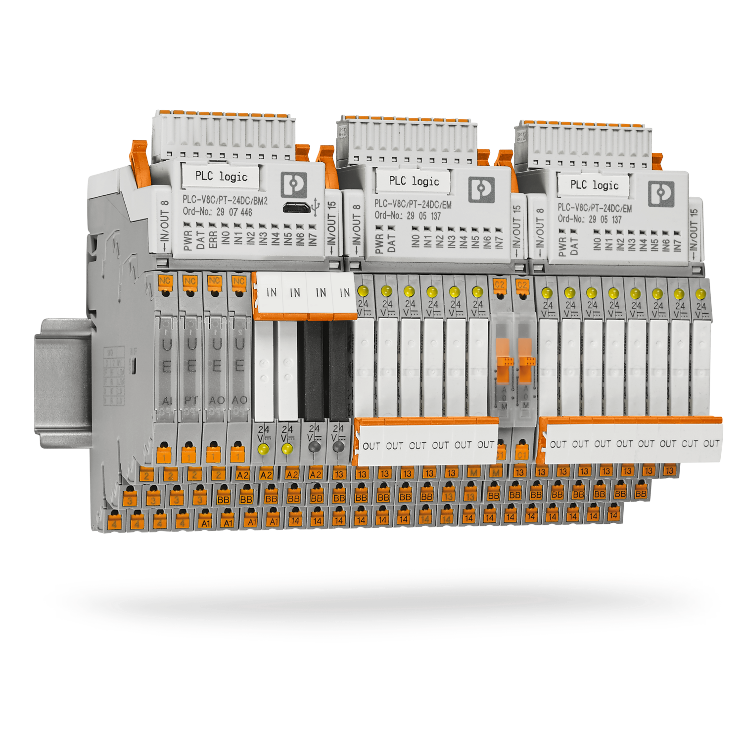 Highly Compact Network Capable Logic Modules