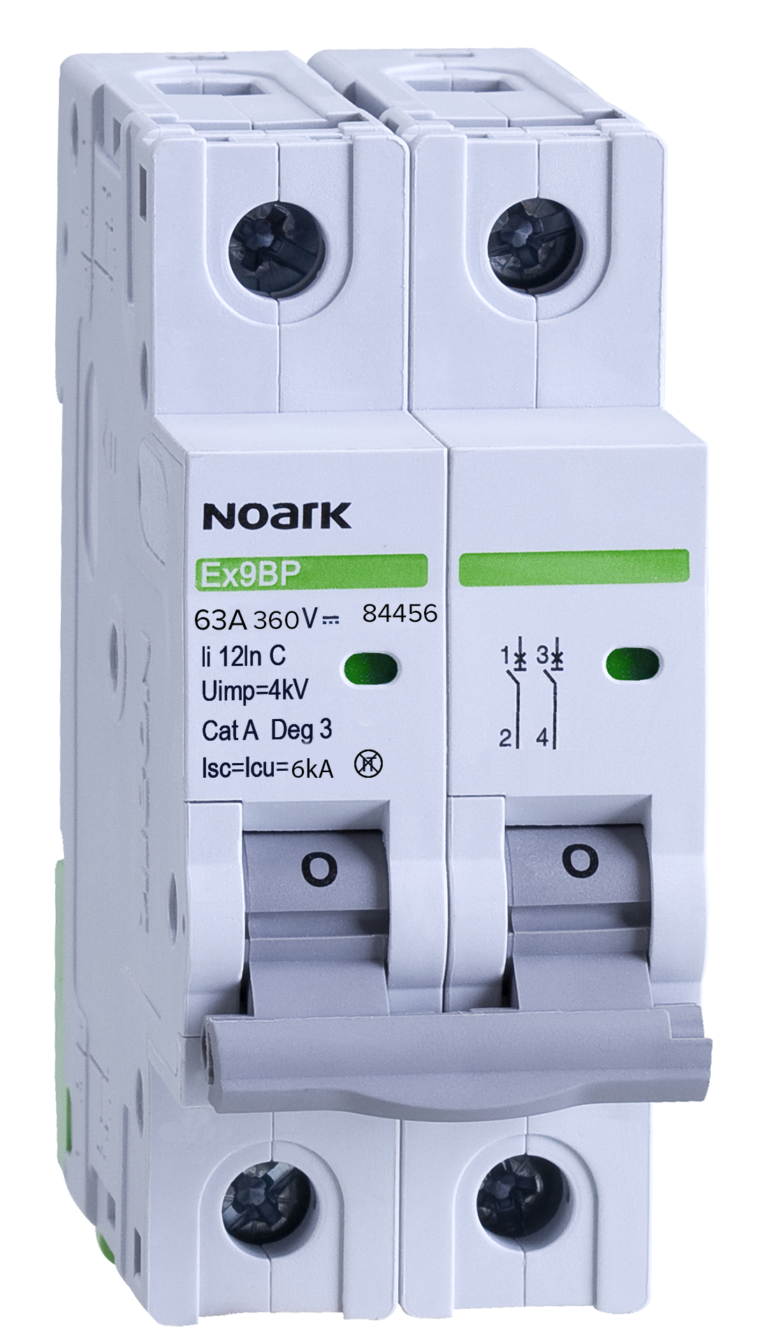 DC Miniature Circuit breaker 360V DC 63A