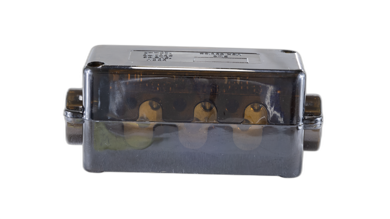 Neutral Link 350 Amp 13 Hole Black