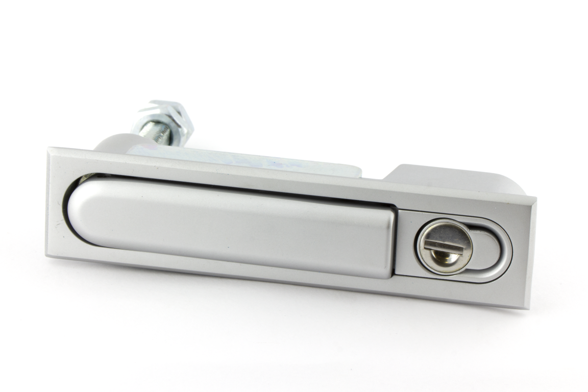 Chrome Padlockable Swing Handle Long Shaft 68mm