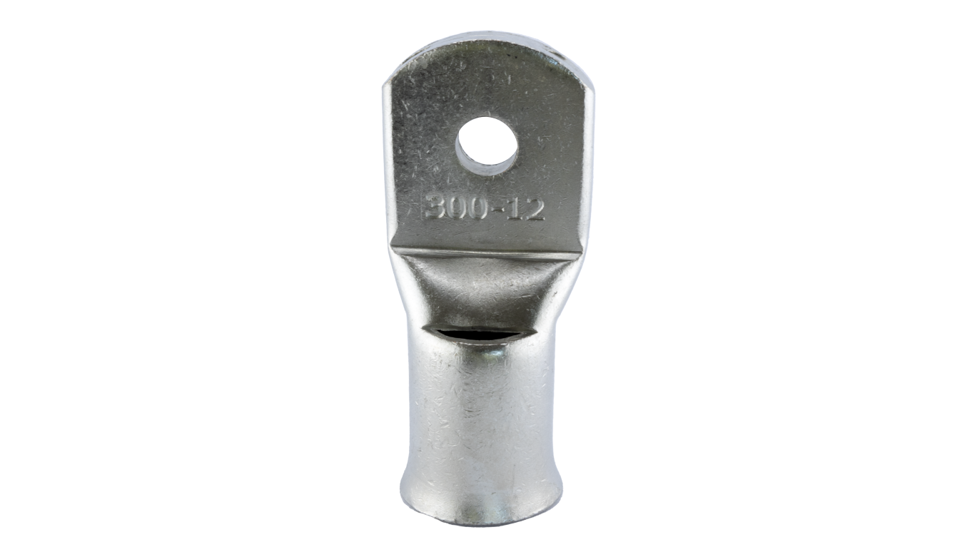 Bell Mouth Crimp Lug 300mm² Cable 12mm Stud 1 pack