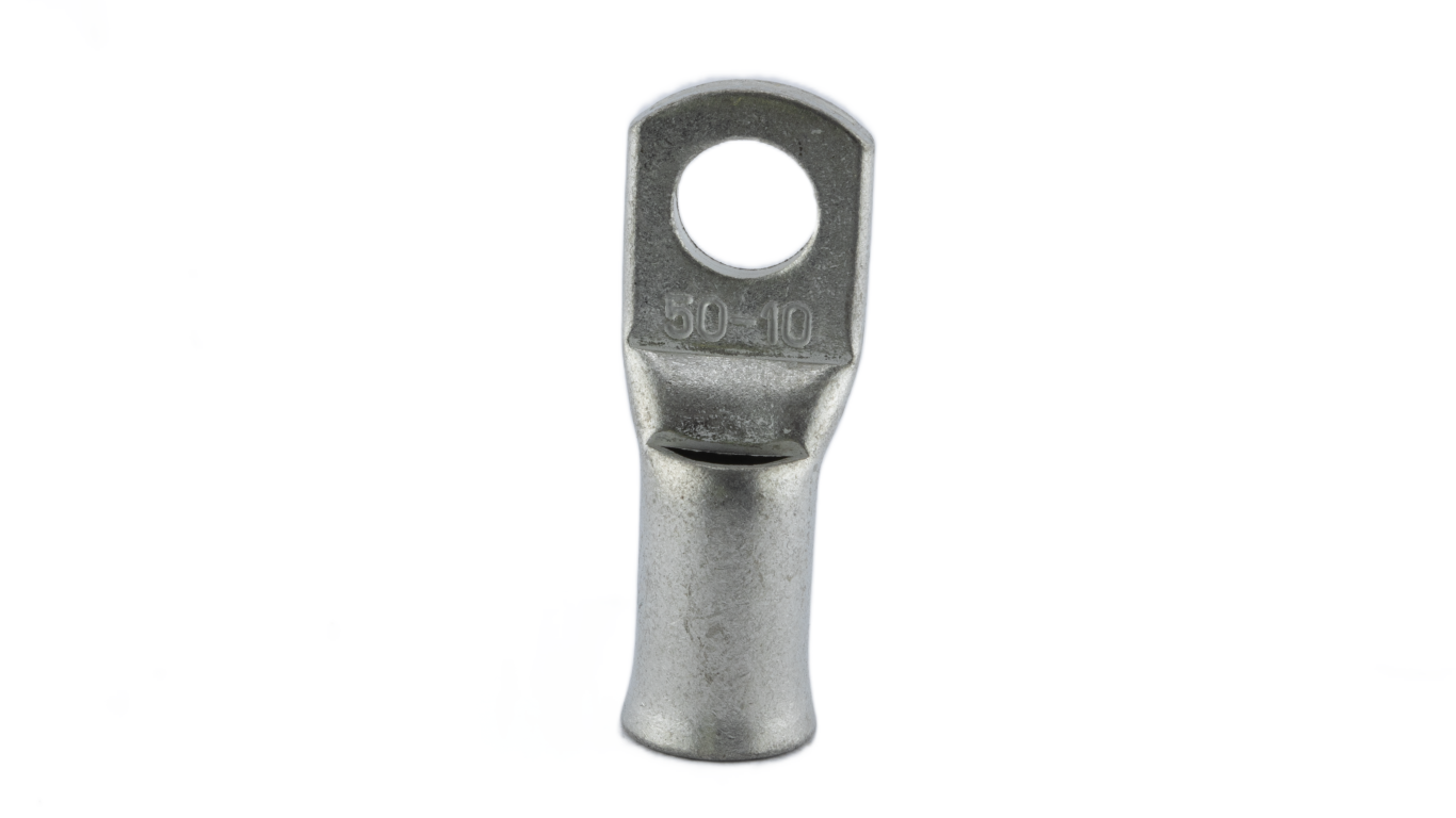 Bell Mouth Crimp Lug 50mm² Cable 10mm Stud 50 pack