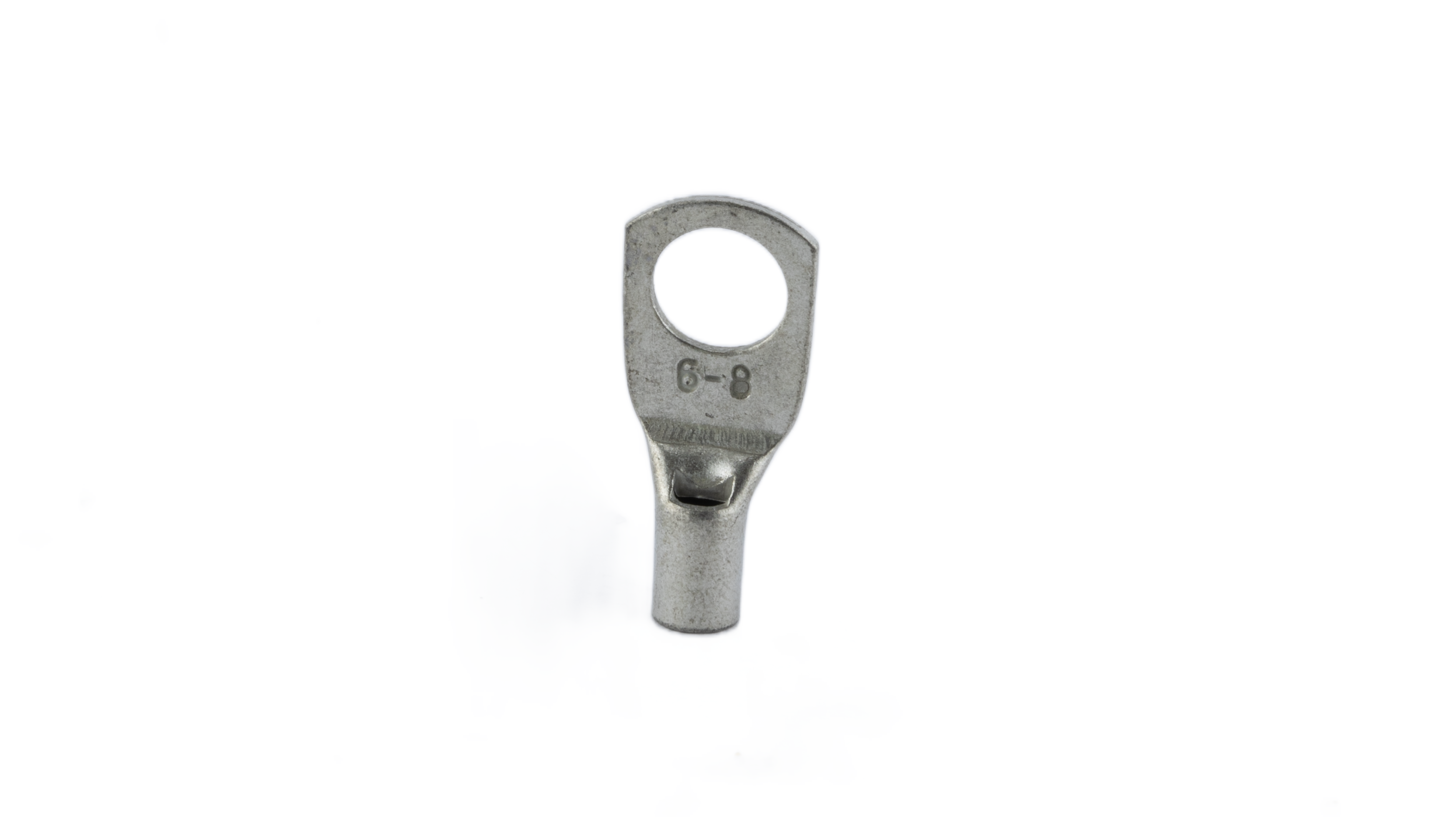Copper Crimp Lug 6mm² Cable 8mm Stud 100 pack
