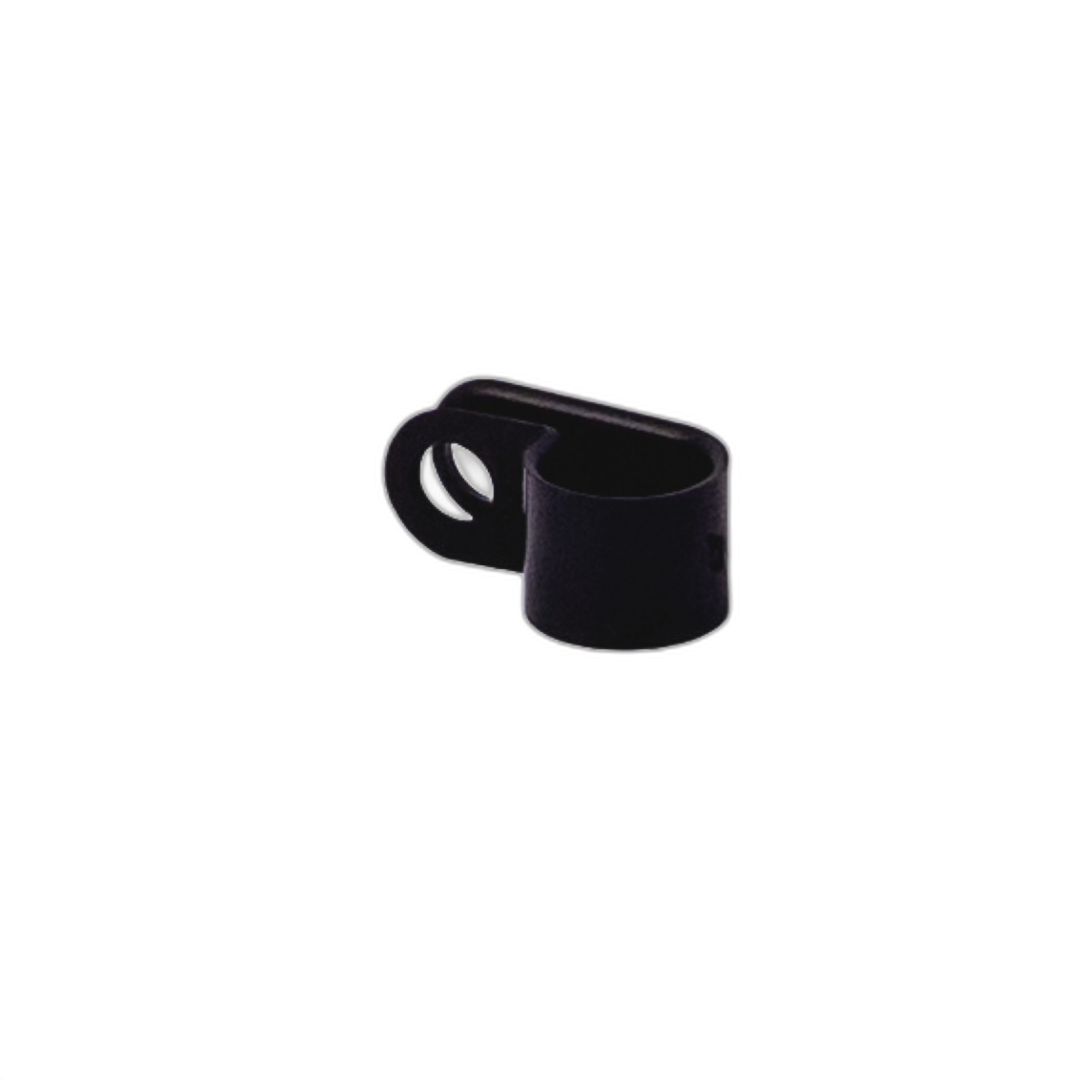 P Clips 4.8mm max Black