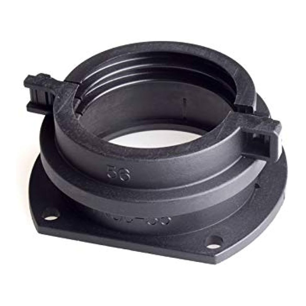 Conduit connector, with flange, suits 106mm OD