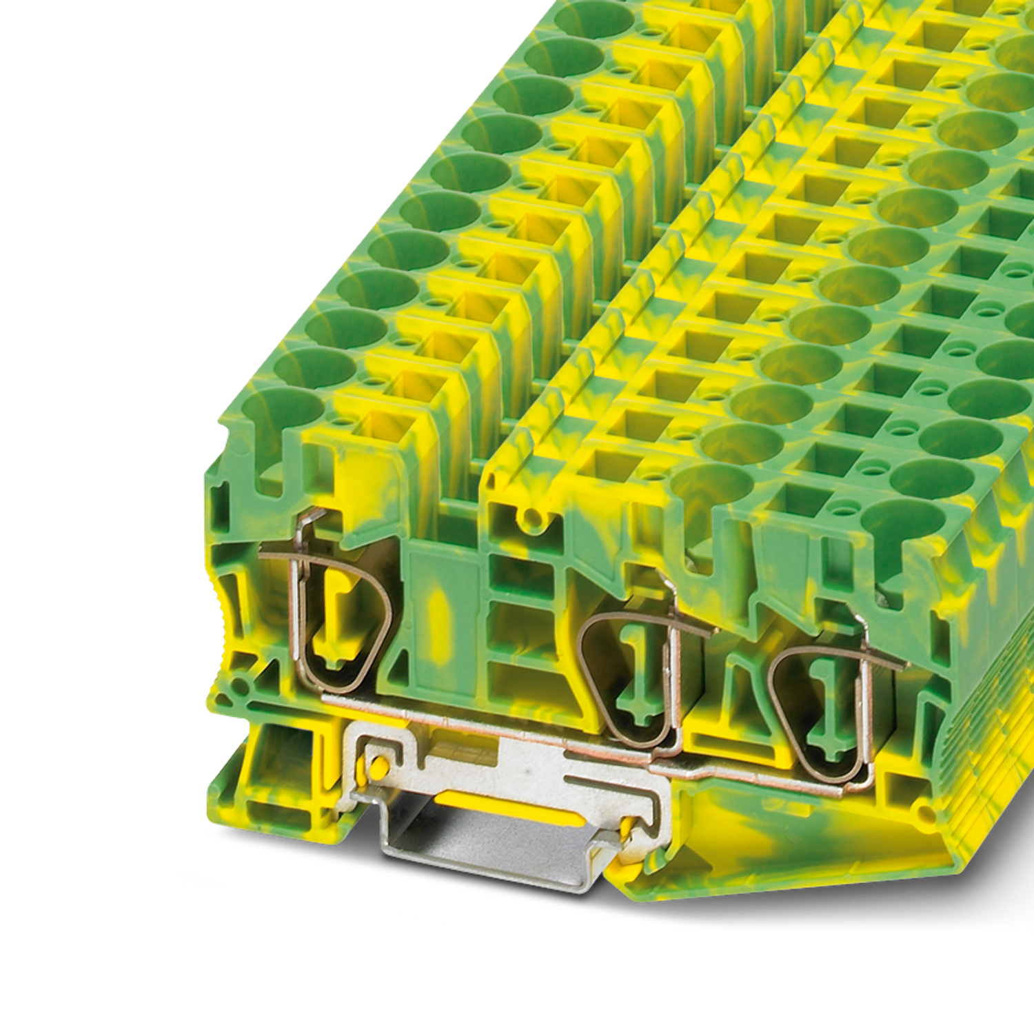 ST 10-TWIN-PE Spring cage ground terminal block