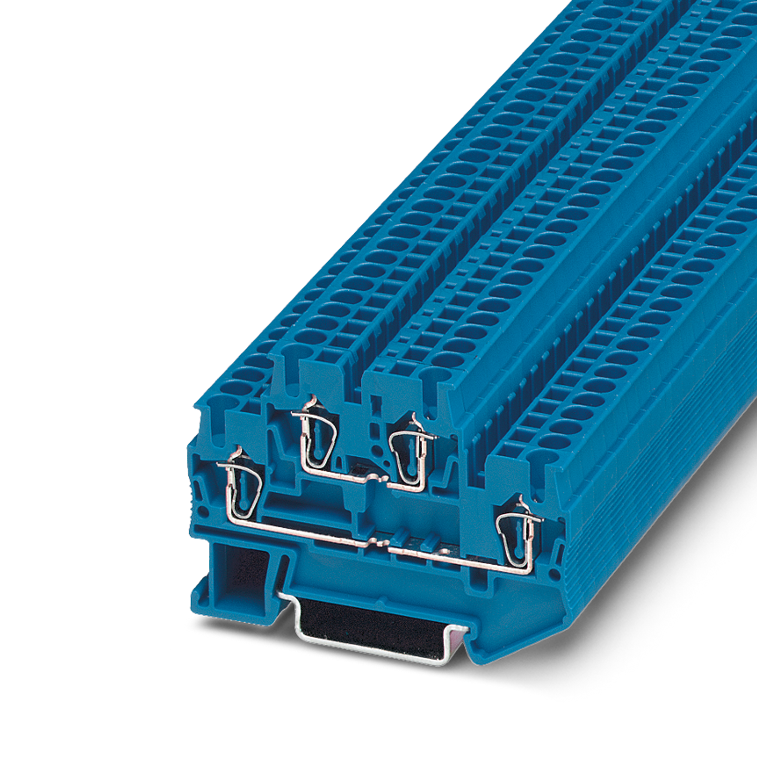 STTB 2,5 BU Double-level spring-cage terminal block