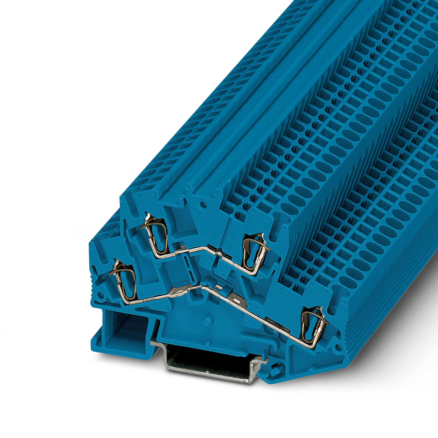 STTBS 2,5 BU Double-level spring-cage terminal block