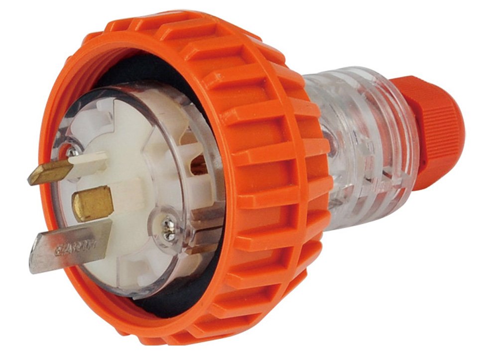 3 Pin 15A 250V Straight Plug