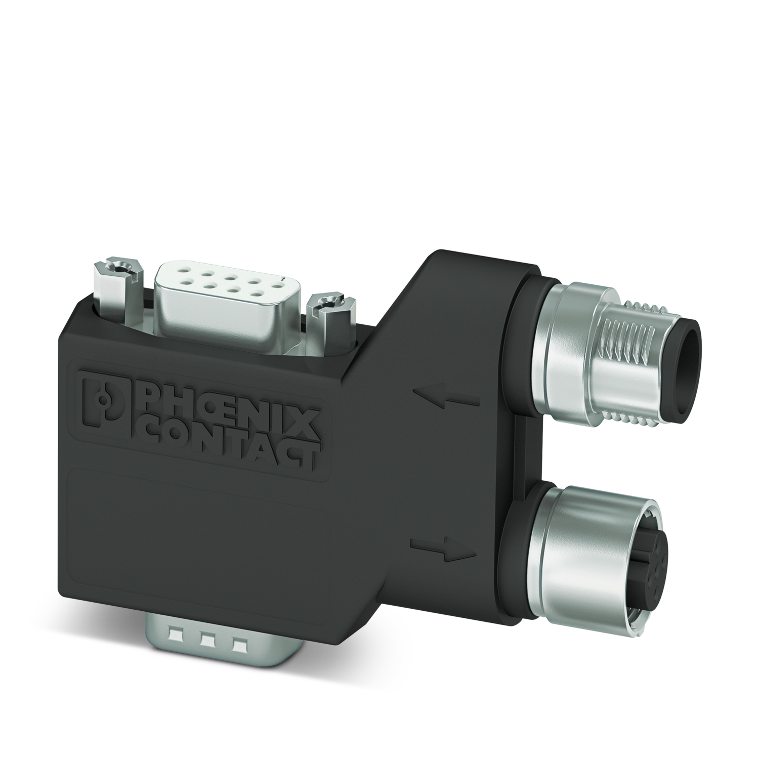 SUBCON-PLUS-CAN/90/PG/M12 D-SUB bus connector