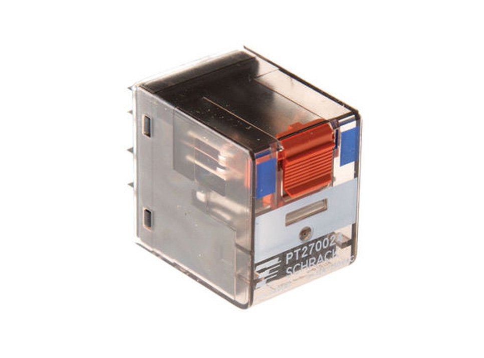 Plug-in Relay 8 pin 2 C/O 24VDC 12A