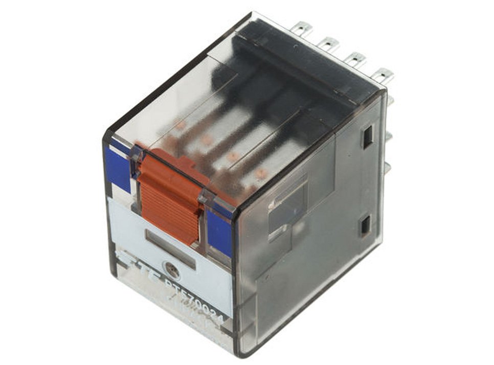 Plug-in Relay 14 pin 4 C/O 24VDC 6A
