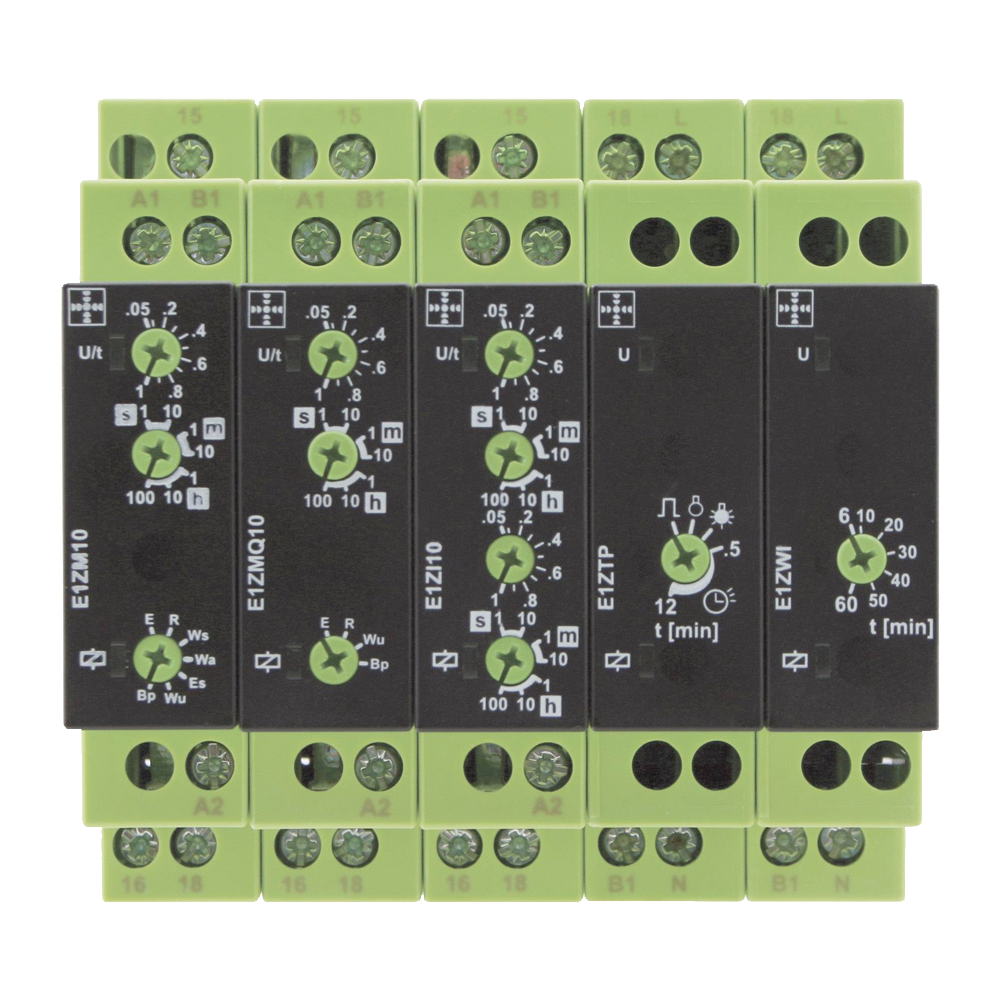 Multifunction timers and monitoring relays