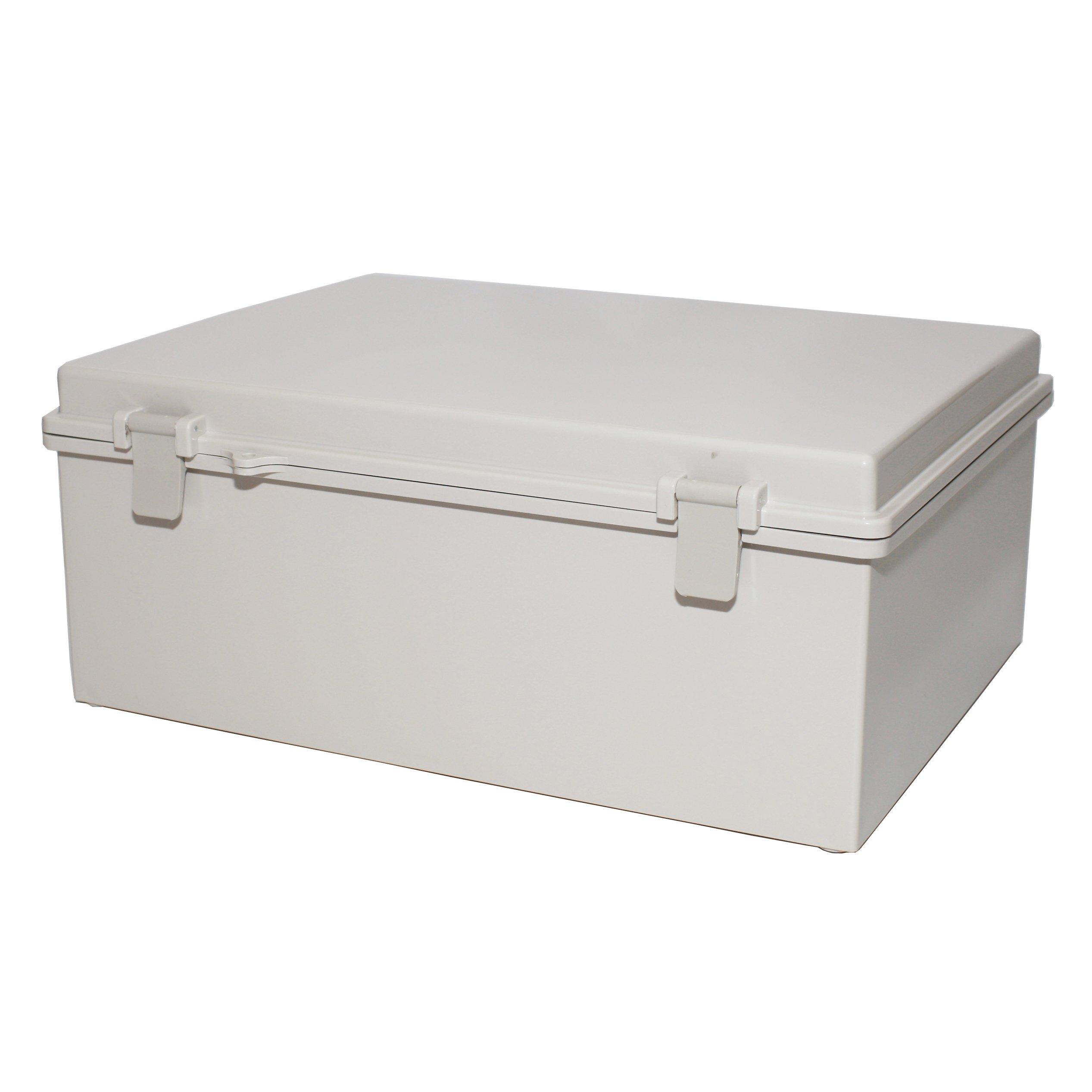 350 x 250 x 150mm Hinged Enclosure Grey ABS Base & Lid