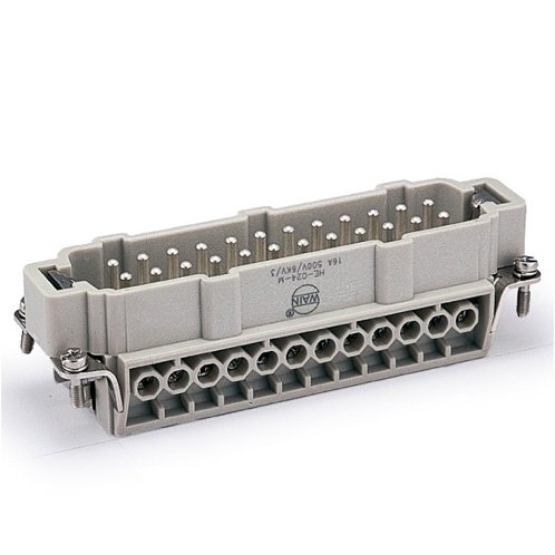 24 Pole 16 Amp Male Plug Insert
