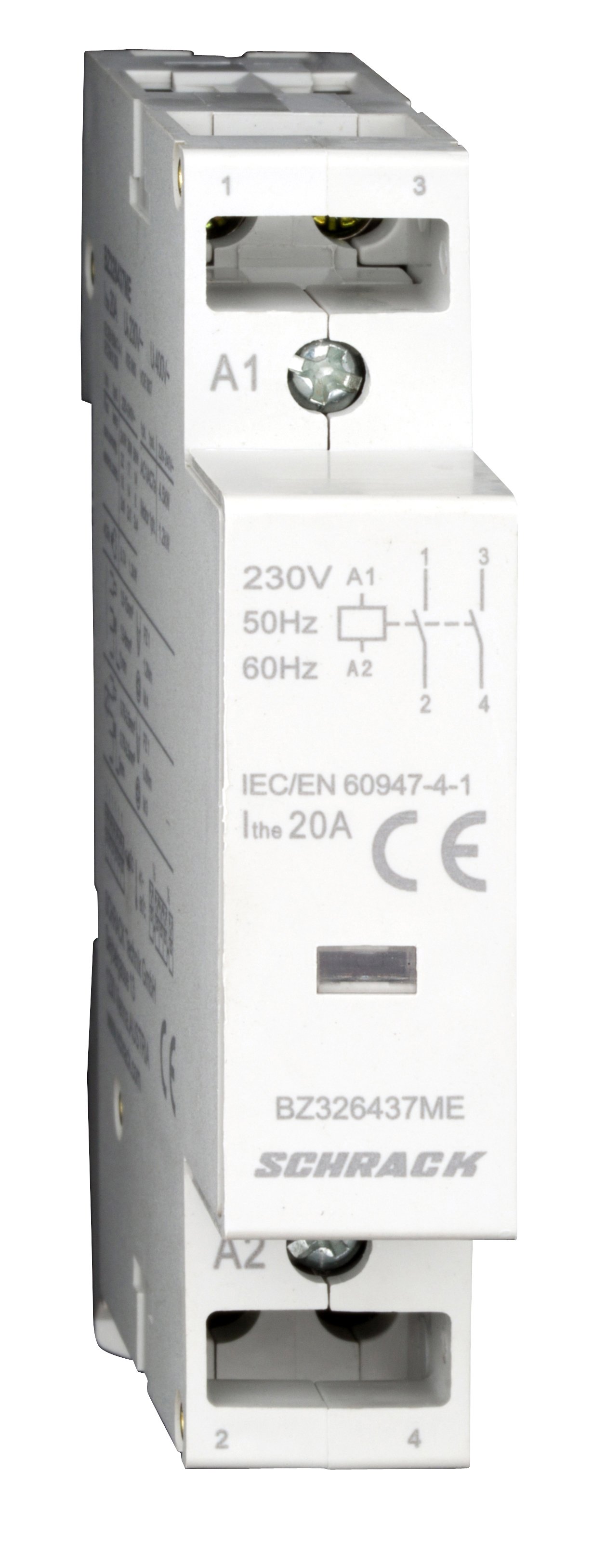 Modular Contactor 20A 2 NO 230V AC