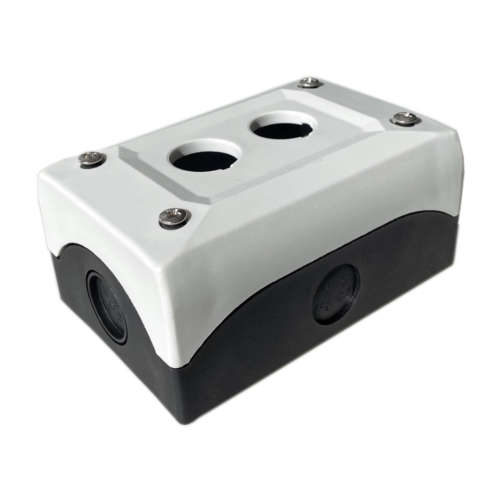 2 x M22 enclosure grey