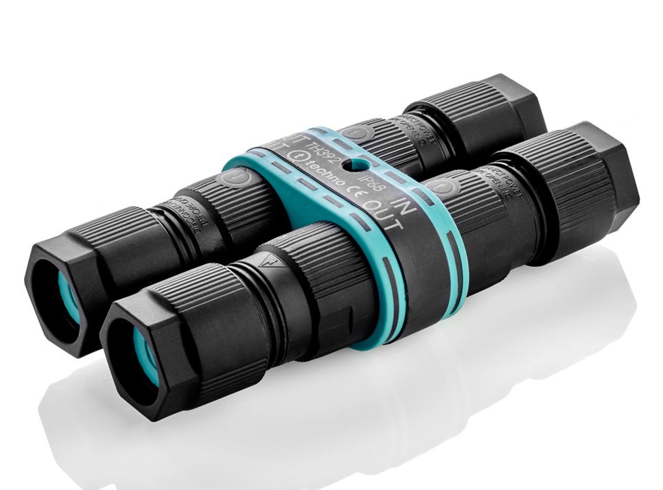 4 Pole H-Piece 4 way Cable Joiner 17.5A 450V