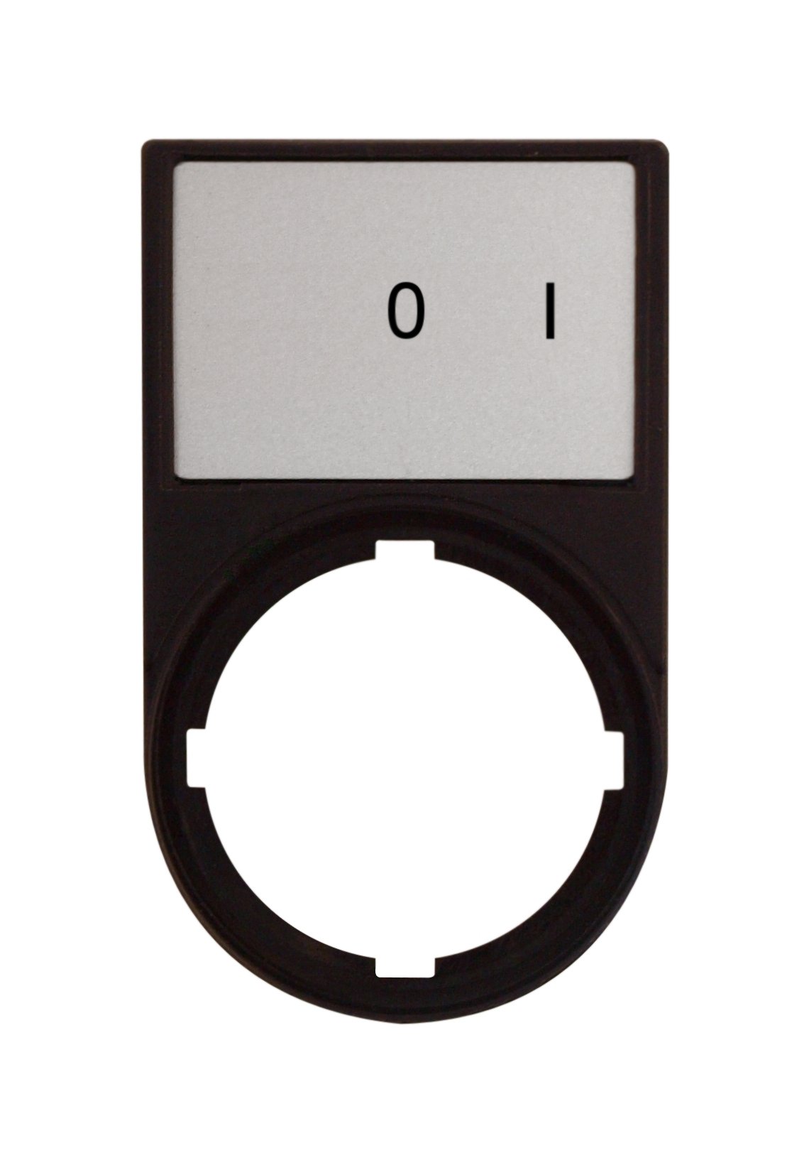 Label Plate with Label 30x50 : 0 I