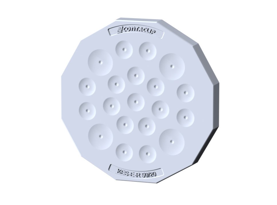 50/20 B GR M50 Cable Entry Plate