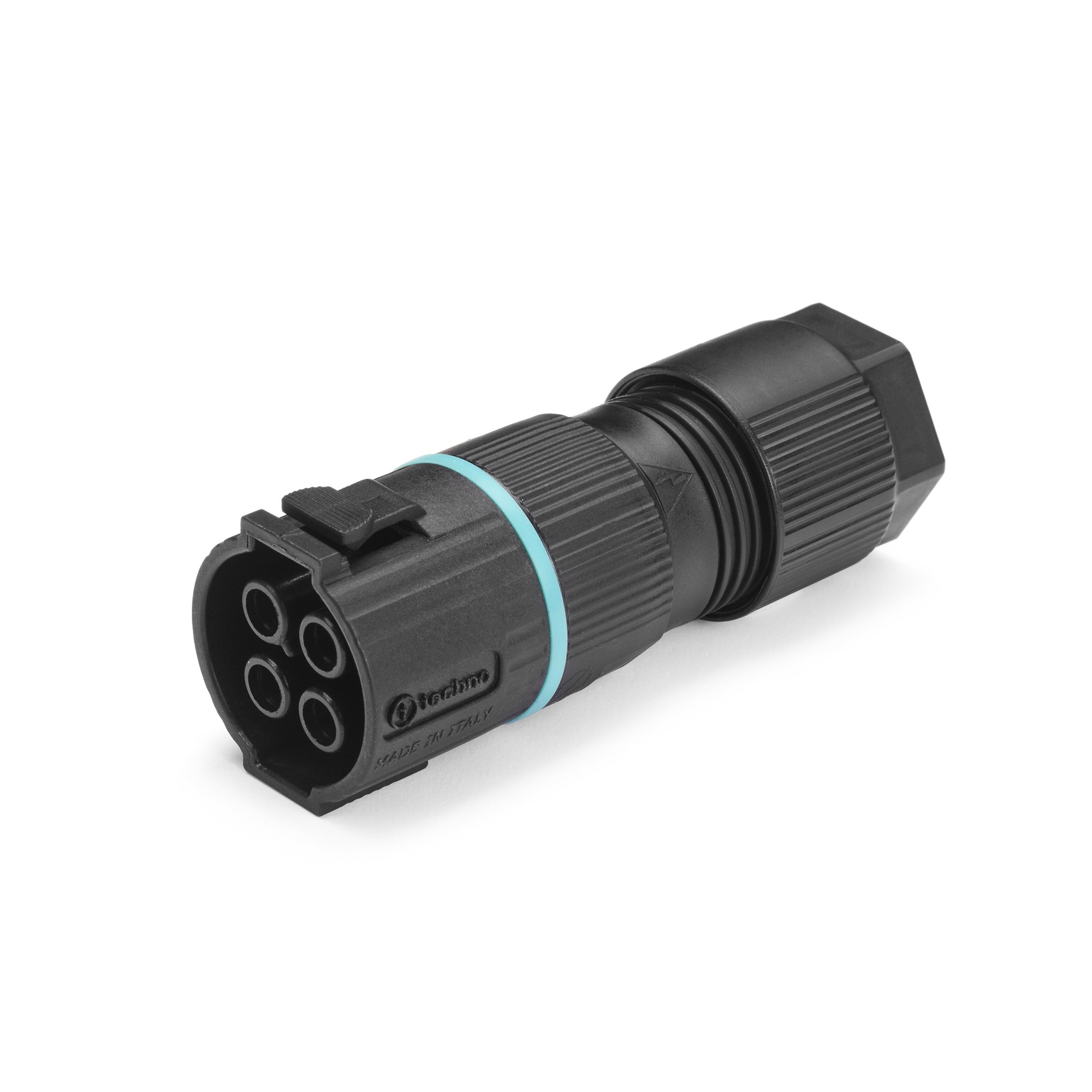 4 Pole Inline Plug 25A 630V